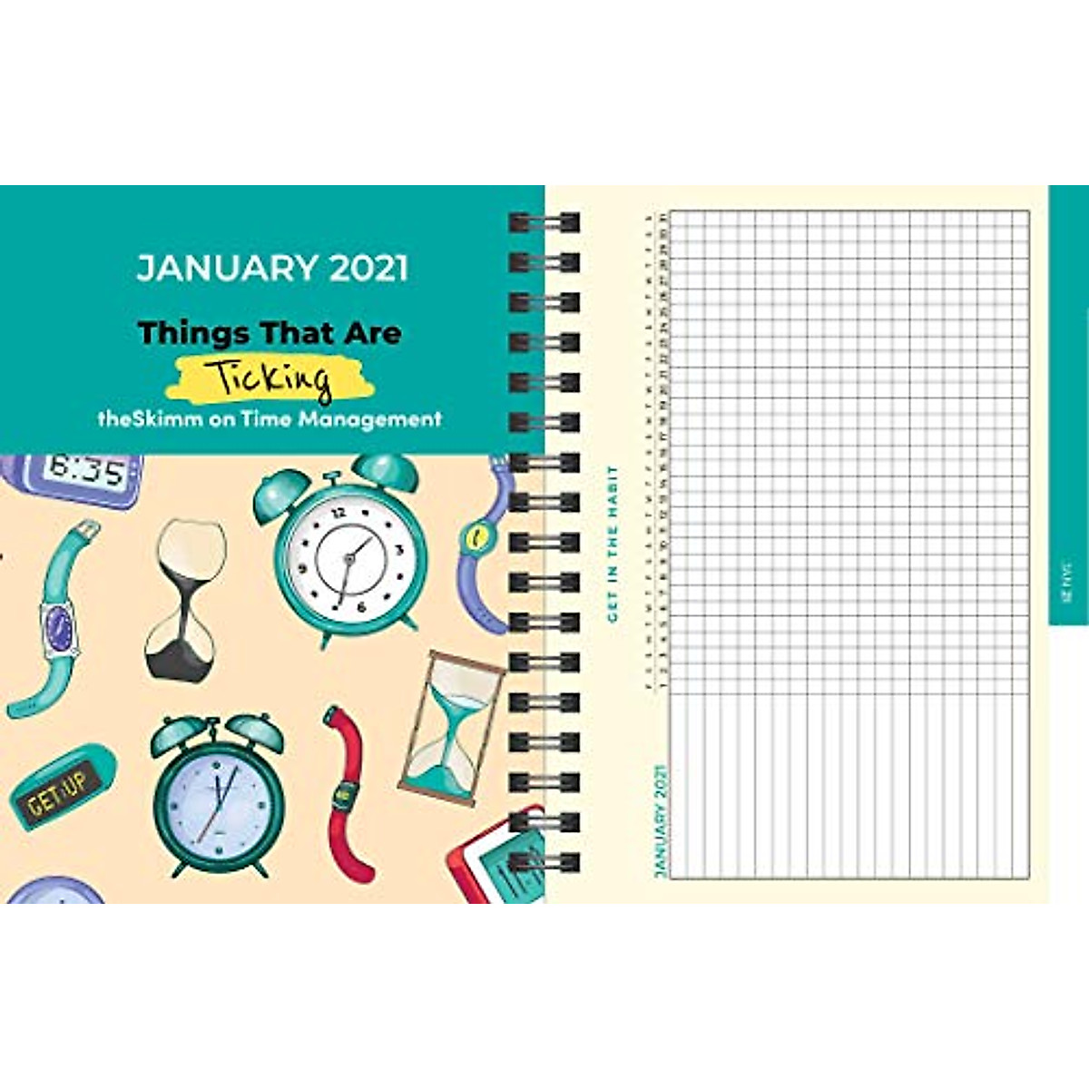 How to Skimm Your Life 17-Month 2020-2021 Monthly/Weekly Planning Calendar