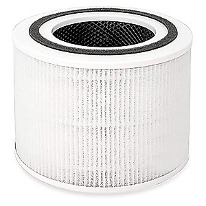 LEVOIT Core P350 Air Purifier Replacement Filter, 3-in-1 H13 True HEPA Pet Allergies, New Fine Non-Woven Fabric Pre, Odor Eliminator with ARC Formula, Core P350-RF, 1 Pack, White