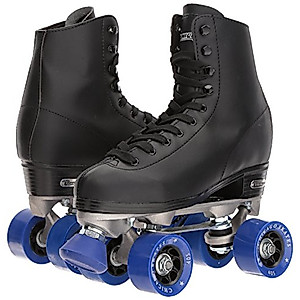 CHICAGO Skates Premium Black Quad Roller Skates for Boys and Men Beginners Classic Adjustable High-Top Design for Indoor or Outdoor Skates and Roller Derby