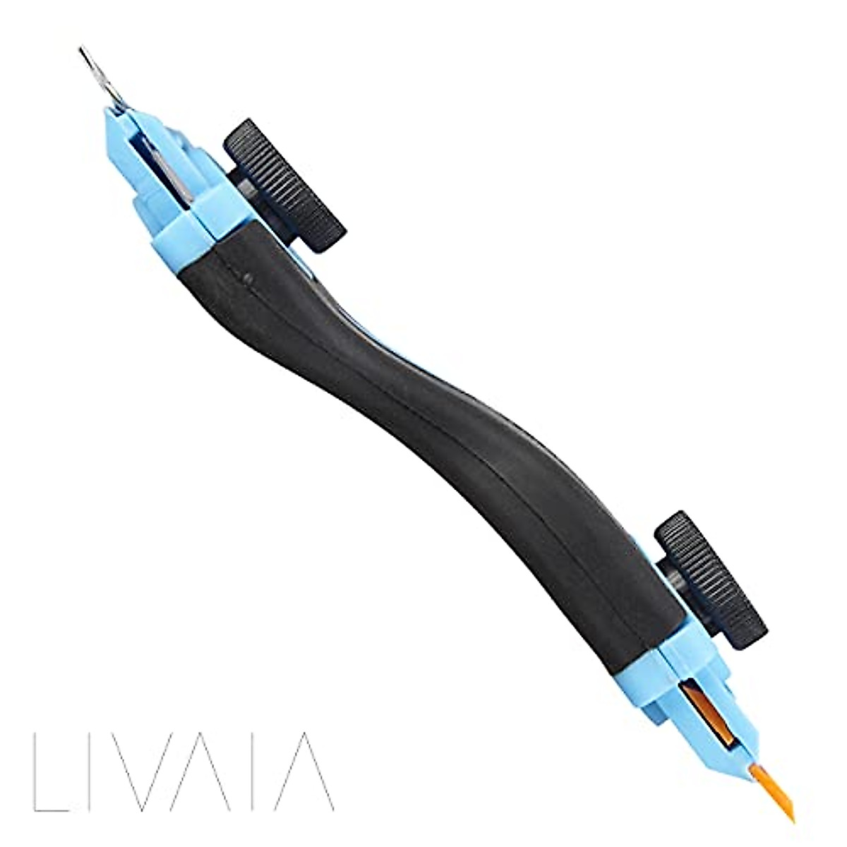 Hob Scraper Tool Set: Glass Stove Cleaner 6 Blades – 3 Stainless Steel Blades, 3 Plastic Blades – Induction Hob Oven Cleaner – LIVAIA Cooktop Cleaner