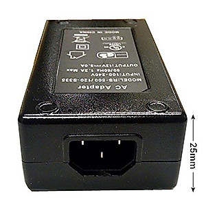 100-240V AC to 12V DC Power Supply with 4 Pin Molex (5A / 5000mA)