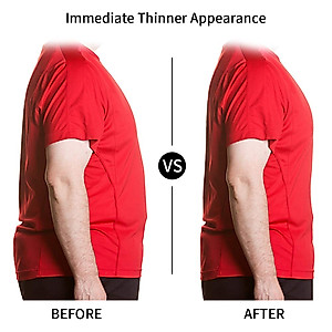 GSKS Mens Body Shaper Compression Tank Top Slimming Shapewear Abdomen Undershirts