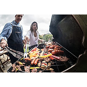 Begatter Meat Carving Fork, 13.3 Inch Long Cooking Fork for Kitchen, Stainless Steel Serving Fork Barbecue Fork, 2 Pieces