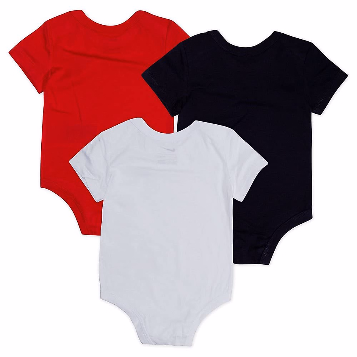 Nike Infant Baby Bodysuits 3 Pack (U_R(56F096-695)/W_O, 6 Months)