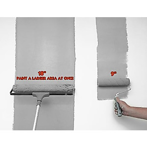 ROLLINGDOG 18" Paint Roller Covers - Large Paint Roller Sleeves for Ceiling,Wall,Floor,Decks Painting (Pack of 3,Polyester)