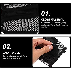 Scicalife Lovely Bunny Vest Harness and Leash Set Practical Pet Supplies for Ferret RatsLeash