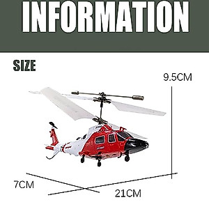 ANIXA DWIU S111H RC Airplane for Kid and Beginner, 2.4G Remote Control 3CH Dual-Prop Gyro Stabilized Aircraft Model with Night Navigation Lights, RC Helicopter Toys for Boys