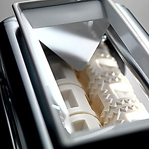 Marcato Spaghetti, Ravioli and Linguine Set, Made in Italy, Works with Atlas 150 Pasta Machine, Set of 3, Silver