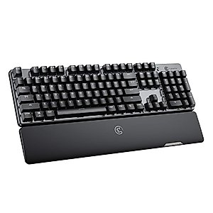 GameSir GK300 Wireless Mechanical Gaming Keyboard 2.4 GHz + Blutooth Connectivity, 1ms Low Latency, Aluminium Alloy Top Plate, Anti-ghosting for PC/iOS/iPad/Android Smartphone/Laptop and Mac (Renewed)