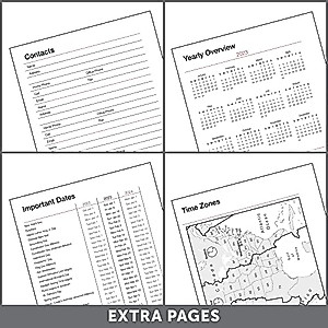 Office Depot® Brand Weekly/Monthly Planner, 5" x 8", Silver, January To December 2023, OD710330