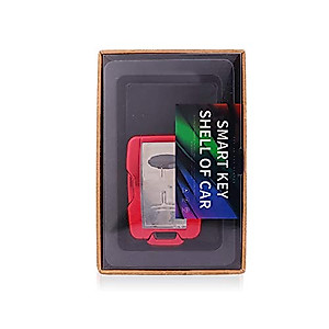 DOHON Car Key Fob Cover for GMC Sierra Yukon Cadillac Chevrolet Silverado Colorado Keyless Remote Case, 1PC, Red