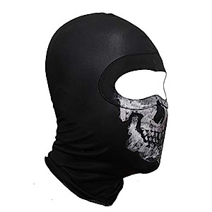 Innturt Fabric Ghost Mask Balaclava Skull Hood (Gray)