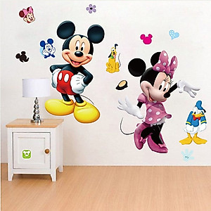 Mouse Wall Decal Kids Room Sticker Cartoon Mural Decor Home