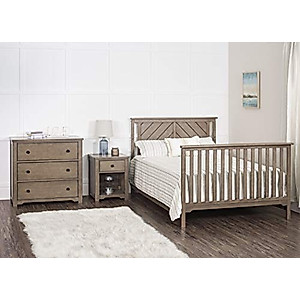 Forever Eclectic Hampton Flat-Top 4-in-1 Convertible Baby Crib