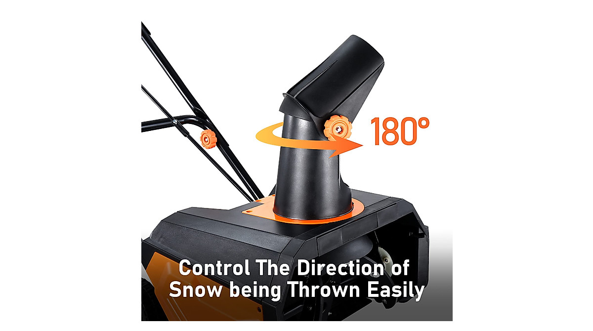 Kapoo 18-Inch Electric Snow Blower | Powerful 13Amp Snow Thrower