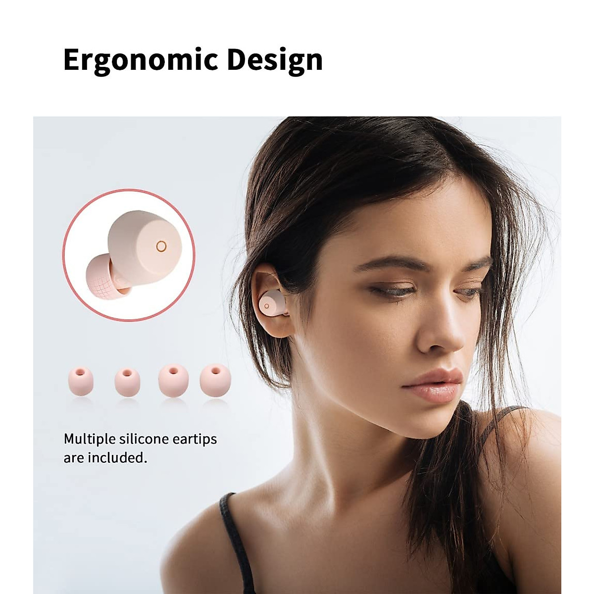 Edifier X3 to U True Wireless Earbuds, Qualcomm AptX Audio Bluetooth 5.0 Headphones, CVC 8.0 Noise Cancellation IP55 Dust and Waterproof Ear Buds, Voice Assistant USB C Earphones Pink