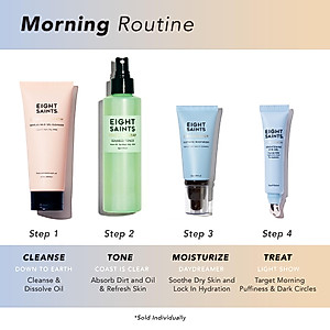 Eight Saints Daydreamer Soothing Anti Aging Face Moisturizer, Natural & Organic Fast Absorbing Oil Free Face Lotion With Hyaluronic Acid & Vitamin E, Hydrating Daily Facial Moisturizer, 2 Ounces