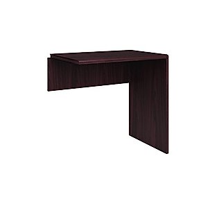 HON 10700 Series Right Return Shell, 30W X 20D X 29.5H, Mahogany