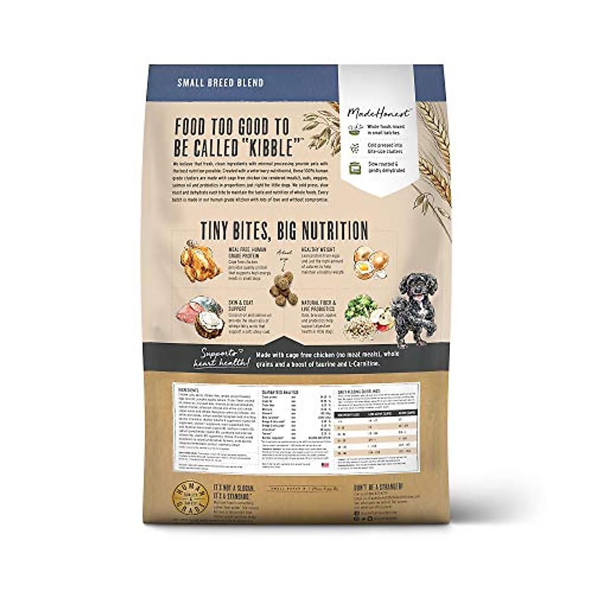 The Honest Kitchen Whole Food Clusters Small Breed Whole Grain Chicken Dry Dog Food, 10 lb Bag