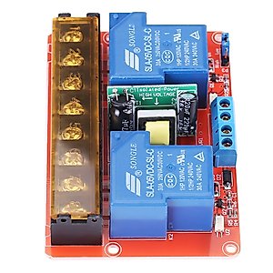 AC100V-250V 30A High Power 2-Channel Relay High Current DC5V High-Low Level Trigger Switch Module for