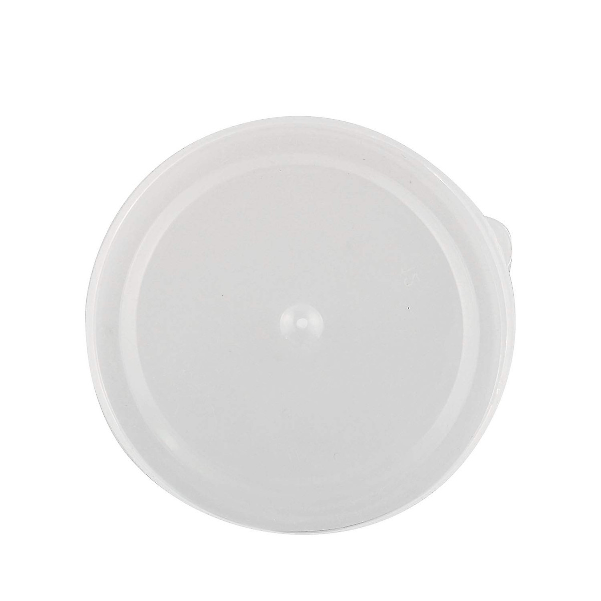 JCBIZ 24pcs Transparent PP Small Round Cup Clay Containers Slime Storage Plasticene Bowl with Lids for Snowflake Crystal Clay, Color Mud