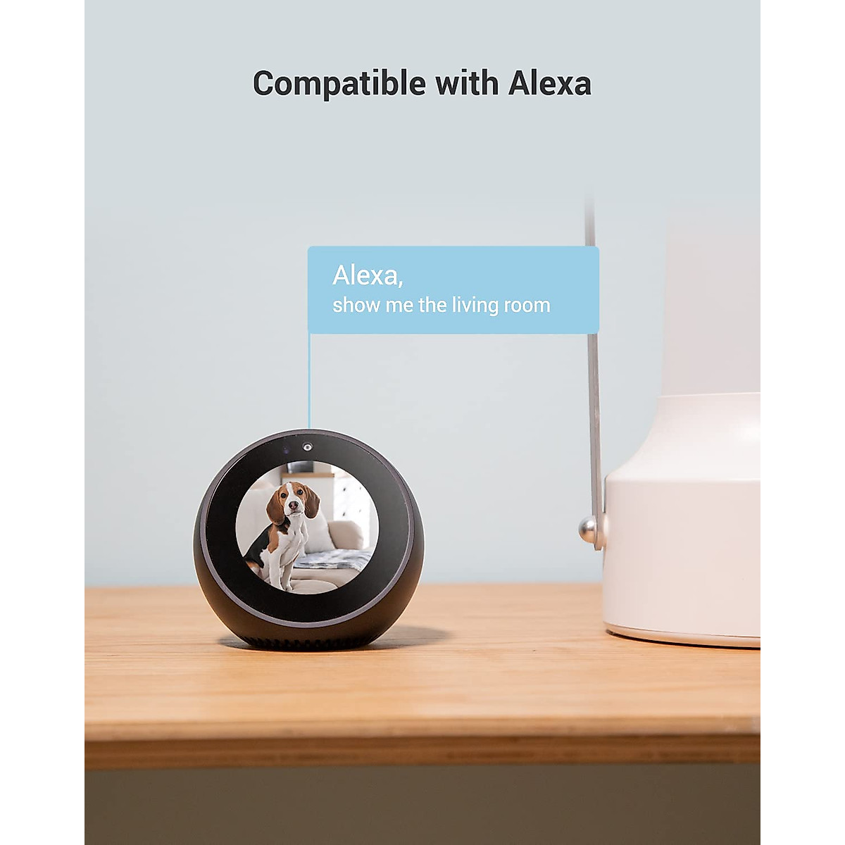 EZVIZ Security Camera Pan/Tilt 1080P Indoor Dome, Smart IR Night Vision, Motion Detection, Auto Tracking, Baby/Pet Monitor, 2-Way Audio, Works with Alexa and Google(C6N)