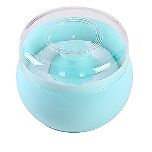Topwon Baby Powder Puff Kit for Body Powder Container Dusting Powder Case for Baby&Mom