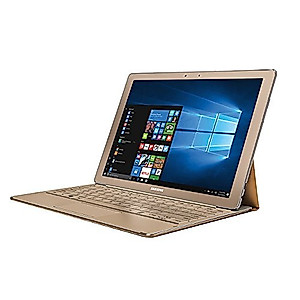Samsung Galaxy TabPro S SM-W700NZDBXAR 12-Inch 8GB RAM, 256GB SSD WiFi 2-in-1 Tablet with Keyboard case (Gold)