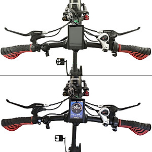 ECOTRIC Advanced 20" Electric Bike for Adults 500W Fat Tire Folding Ebike 48V Electric Bicycle 15AH Removable Battery Suspension Fork Beach Snow Mountain Foldable Bike - 90% Pre-Assembled