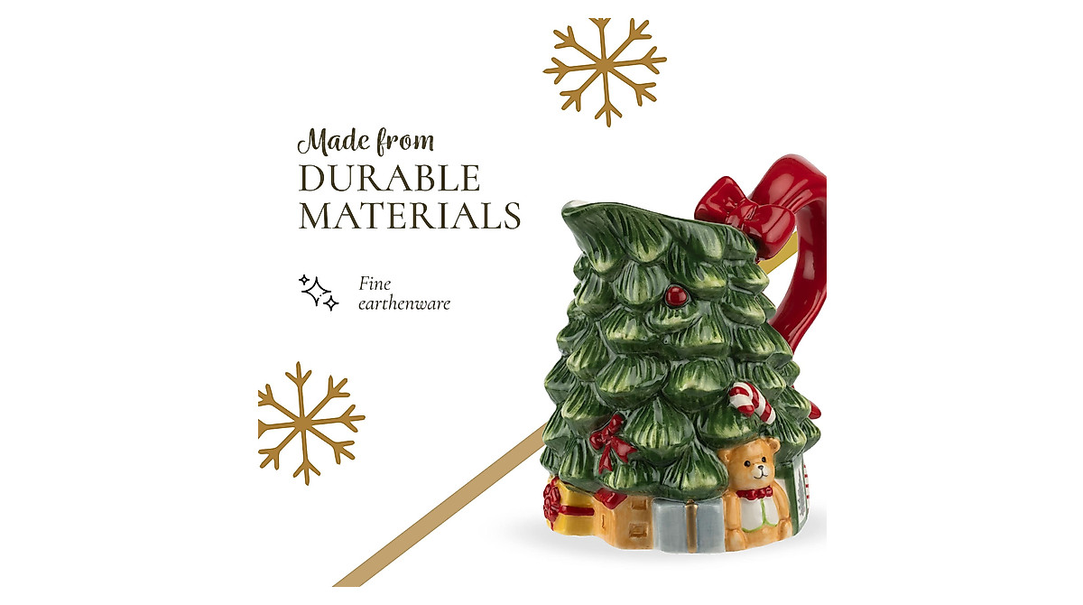 Spode Christmas Tree Sugar and Creamer Set | Delightful Holiday Decor