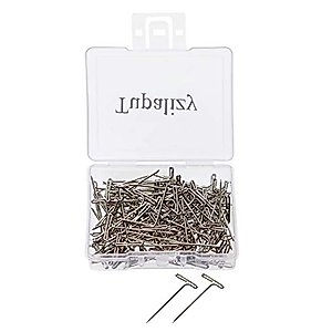 Tupalizy 120PCS 1 Inch Nickel Plated Steel T-Pins