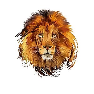 Lion King Iron On Heat Transfer Appliques Patch Stickers for Sweatshirt Jeans Jackets Backpack Coat Decorations Family Party Valentines Gift