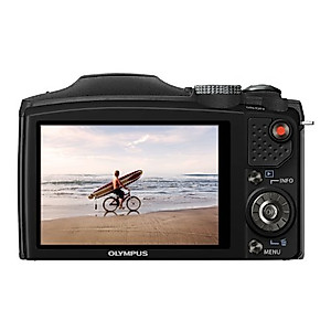 Olympus SZ-31MR 16MP CMOS Camera with 24x Wide-Angle Zoom and 3-inch 920k Hi-Res LCD Touch Panel (Black) (Old Model)