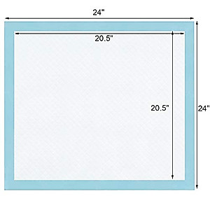 BESTLE Large Pet Training and Puppy Pads Pee Pad for Dogs 24"x24"-80 Count Super Absorbent & Leak-Proof