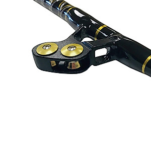 EAT MY TACKLE 2 Bent Butt Offshore Fishing Rods 100-120 lb. Class