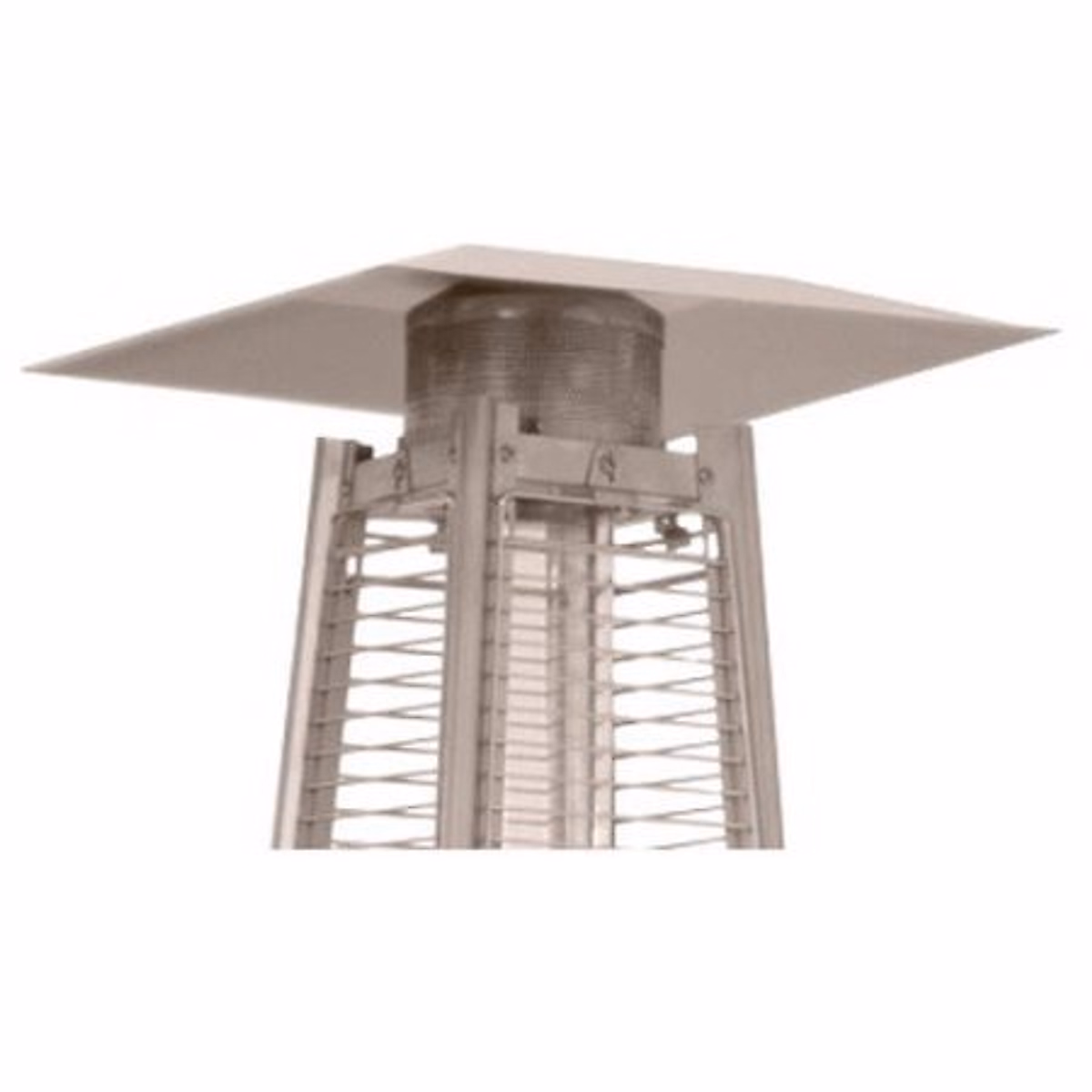 Hiland Bronze Glass Tube Patio Heater, HLDS01-GTHG