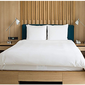 White Classic White Cotton Pillow Cases Standard Size Set of 12, Heavy Weight Quality Pillowcase with T-180 Thread Count, Elegant Double Stitched Tailoring Pillowcases, Pillow Covers 20x30 Inch