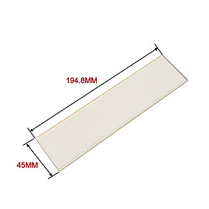 scottchen PRO Ceramic Glass Platen Liner/Ceramic Glass Platen for Belt Sander Grinder 200 * 50 * 5mm