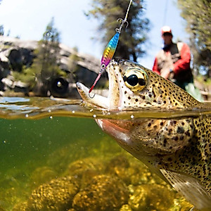 ZPSHYD Artificial Attractive Iron Plate Bait, 6PCS Long Shooting Fishing Sequin Lure, Iron Plate Bait Tool Accessory for Sea Fishing