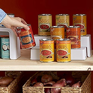 YouCopia ShelfSteps Can Organizer, 3 Shelf, White