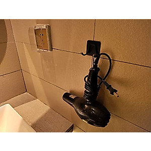 YSSILADI Adhesive Hooks, Matt Black Double Hook, Shower Glass Adhesive Hooks, Stainless Steel Waterproof Hooks Bathrobe Towel Hooks - for Home Kitchen Room & Bathroom. (4, Black)