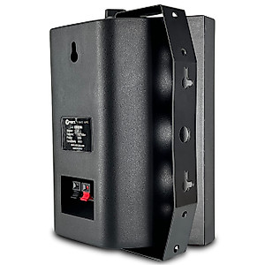 VOYZ 2-Way Wall Mounted Speakers for Indoor and Outdoor Fun - High Performance 100-Watt Loudspeakers with 4" Polypropylene Cone Woofer for Sleek Sound - Ideal Wired Speakers for Outdoor & Home Theater