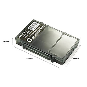 nako. 23 Piece Tungsten Jig Kit | 7 Tungsten Football Jigs, 8 Tungsten Swim Jigs, 8 Tungsten Flipping Jigs & Terminal Tackle Box with 2 Bag Random Colors Drummer Craw Soft Plastic Lures