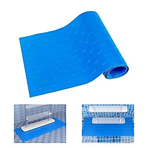 DECOHS Pool Ladder Mat- 9" x 36" Non-Slip Pool Step Mat-Protective Swimming Pool Ladder Mat for Above Ground Pools Steps Stairs Ladders (Dots-1PC)