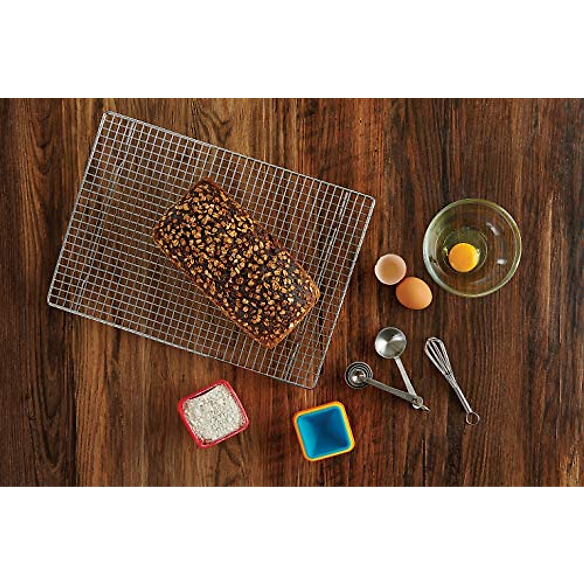 Mrs. Anderson’s Baking Half Sheet Baking and Cooling Rack, 16.5 x 11.75-Inches