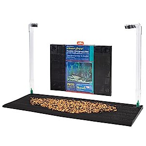 Penn-Plax Clear-Free Premium Under Gravel Aquarium Filter (UGF) – Freshwater and Saltwater Safe – Suitable for 20 – 29 Gallon Tanks