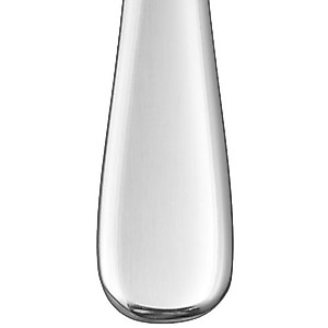 Amazon Basics Stainless Steel Dinner Knives with Round Edge, Pack of 12, Silver