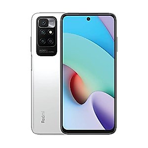 Xiaomi Redmi 10 4G Volte GSM Factory Unlocked 6.5" 50MP Quad Camera (Not Verizon Sprint Boost Cricket) + Fast Car Charger Bundle (Pebble White, 64GB+4GB)