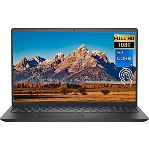 Dell Inspiron 15 3520 Business Laptop - 15.6" FHD Touchscreen Display - 12th Gen Intel Core i7-1255U - 64GB RAM|2TB SSD - Intel Iris Xe Graphics - FHD Webcam - Wi-Fi 6 - Windows 11 Home - Black