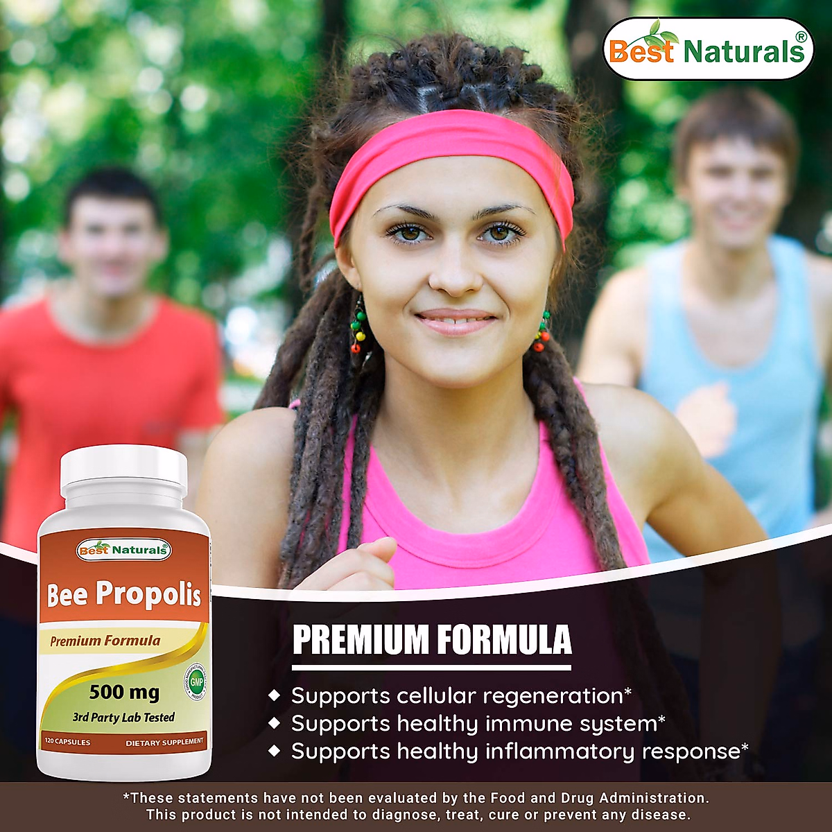 Best Naturals Bee Pollen Complex 1000 mg & Bee Propolis 500 mg